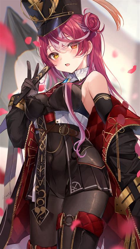 Houshou Marine And Houshou Marine Hololive Drawn By Ame929 Danbooru