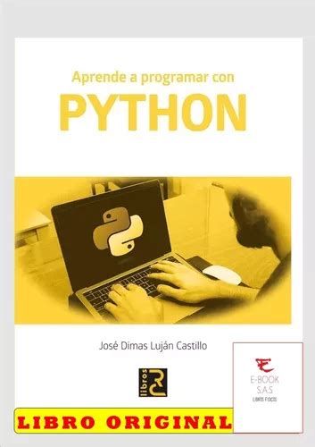 Aprende A Programar Con Python De Luj N Editorial Alfaomega Tapa