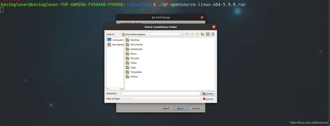 ubuntu20 04安装、配置、卸载qt5 9 9与qt creator以及第一个编写qt程序 桃浪十七 博客园