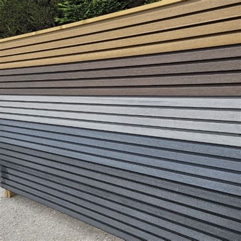 Composite Slatted Cladding 2 5m Length Milton Garden Products