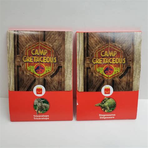 Mcdonalds Jurassic World Camp Cretaceous Happy Meal Toys Stegosaurus