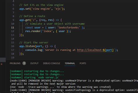 How To Check For Undefined Property In Ejs For Nodejs Geeksforgeeks