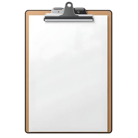 Ai Generated Clipboard With Paper Isolated 38567887 Png