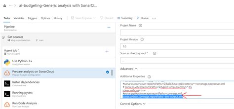 Python Test Coverage With Azure Devops Pipeline Sonarqube Cloud Sonar Community