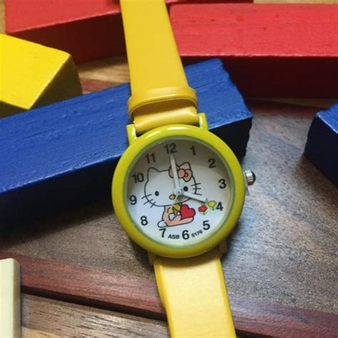 Hello Kitty Yellow Watch Brand New Watch Hello Kitty Depop