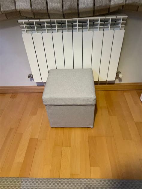 Old IKEA Footstool Gets Makeover And New Storage