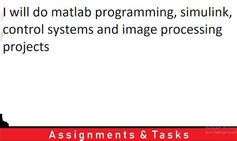 Do Matlab Programming Simulink Control Systems And Image Processing