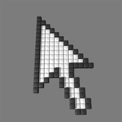 Windows Mouse Pointer D Model