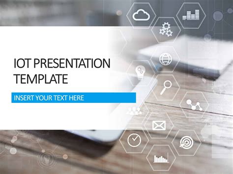 Iot Presentation Cover Slide Powerpoint Template Slideuplift