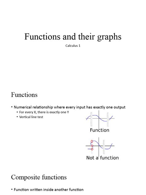 Functions And Their Graphs Download Free Pdf Cartesian Coordinate System Function