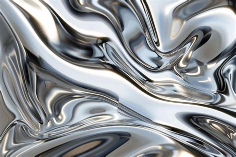 Premium Photo | Sleek Chrome Metal Texture with Polished Surface