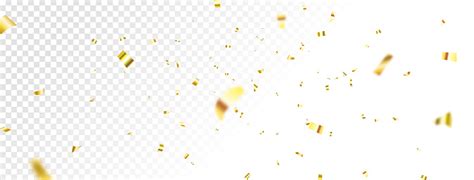 긴 배경에 황금 색종이 기념일 파티 이벤트 카드를 축하합니다 반짝이 떨어지는 종이 카니발 뱀과 주석 생일 서프라이즈 장식 축제 배너 벡터 일러스트레이션 1위에 대한 스톡