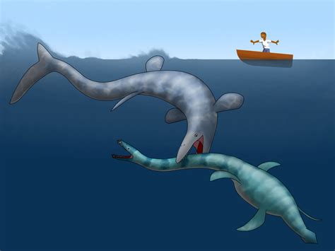 Elasmosaurus Vs Mosasaurus Mosasaurus Pliosaurus And Predator X