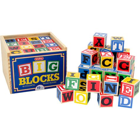 Large ABC Blocks Toy Sense