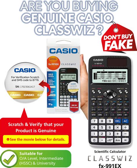 Are You Buying Genuine Casio Classwiz Casio