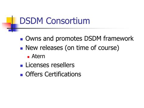 Ppt Dsdm Powerpoint Presentation Free Download Id4049477