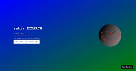 Script HTML ET CSS Codesandbox