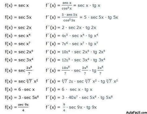 Sec в математике что это такое формула и примеры использования