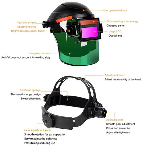 Welding Helmet Solar Auto Darkening Welding Mask S Vicedeal