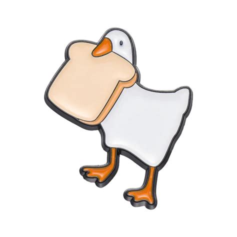 Goose ‘bread Enamel Pin Distinct Pins