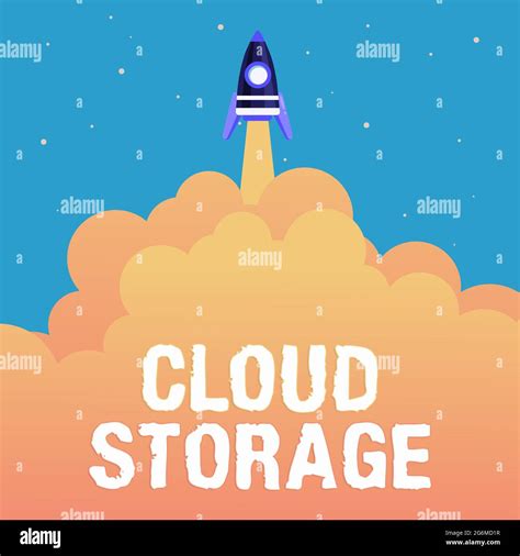 Sign Displaying Cloud Storage Word Written On Computing Connect Devices To Cloud Data On Remote