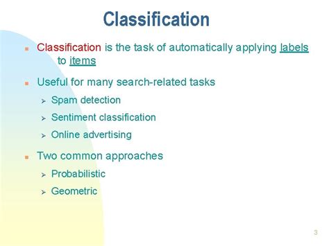 Chapter 9 Classification And Clustering Classification And Clustering