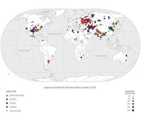 Trio Of Sentinel Satellites Map Methane Super Emitters