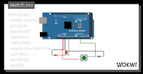 Led On Switch On Copy Wokwi Esp32 Stm32 Arduino Simulator