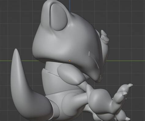 Artstation Pokemon Abra Game Assets