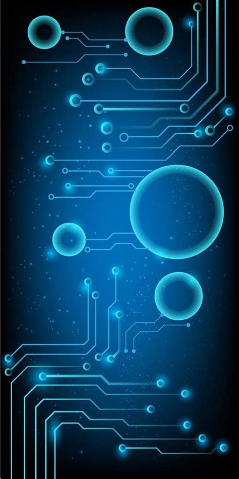 Computer Chip Electronic Circuit Board Vector Design For Technology And Finance Concept And