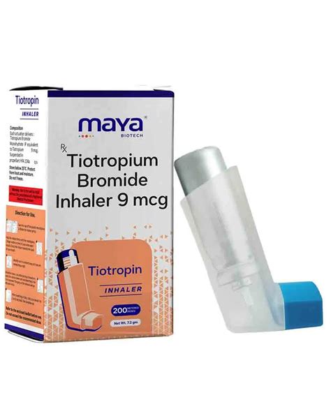 Best Tiotropium Bromide Inhaler 9 Mcg Manufacturer In India