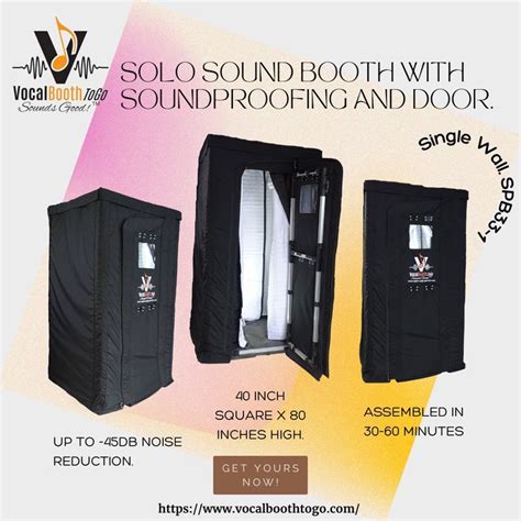 Solo Sound Booth For Efficient Sound Isolation