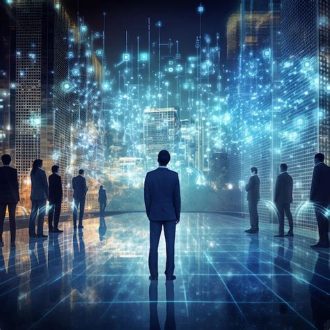 Premium Ai Image Digital Transformation Technology Strategy Cyber Management Through