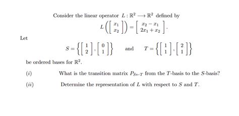 Solved This Is A Homework Problem For My Linear Algebra Chegg Com