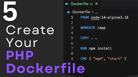 Create Your Custom Php Dockerfile Part 5 Youtube