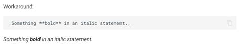 Using Bold In Italics Breaks Italic Markdown · Issue 1775 · Facelessuserpymdown Extensions