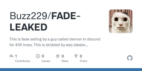 Github Buzz229fade Leaked This Is Fade Selling By A Guy Called