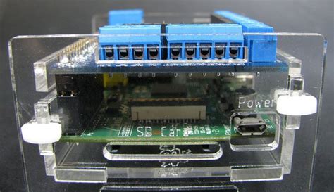 clear raspberry pi case from built to spec on tindie