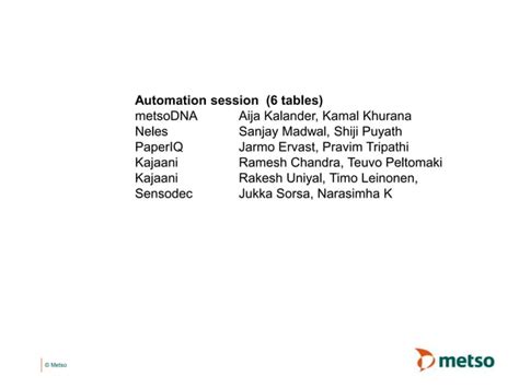 Automation Tables Pptx