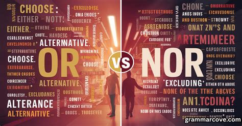 Or Vs Nor Whats The Difference And When To Use Each Grammar Cove