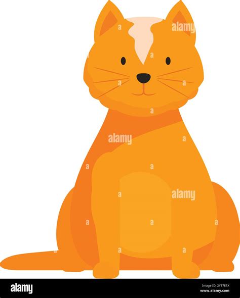 Orange Cat Clipart Cute