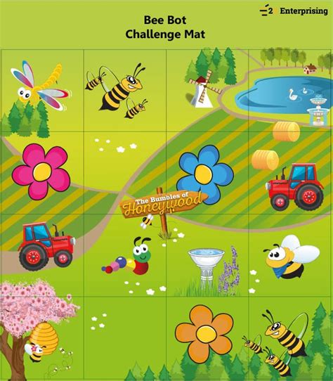 Bee Bot Challenge Bee Bot Mat Activity 2 2b Enterprising