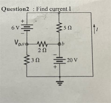 Solved Question2 Find Current I Chegg Com