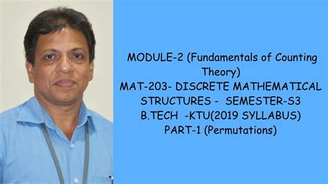 s3 semester part 1 fundamentals of countingtheory module 2 mat 203