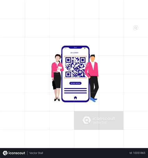 Employees Are Using Qr Code Scanner Animation Free Download Business Animations Iconscout