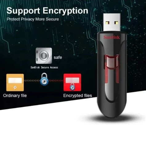 Cruzer Glide USB A Flash Drive 16GB With Password Protection
