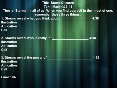 Preaching Template 4 Sermons Ppt