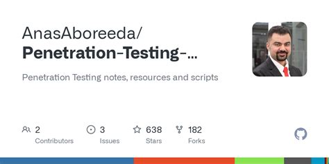 GitHub AnasAboreeda Penetration Testing Study Notes Penetration Testing Notes Resources And