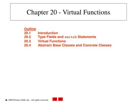 Ppt Mastering Virtual Functions In C For Polymorphic Programming