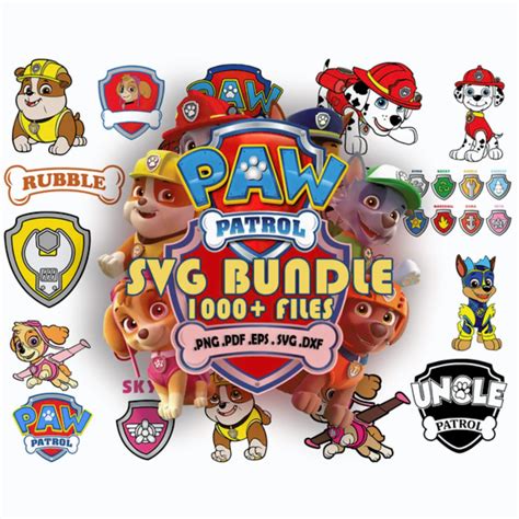 Paw Patrol Svg Bundle Paw Patrol Svg Paw Patrol Clipart Inspire Uplift